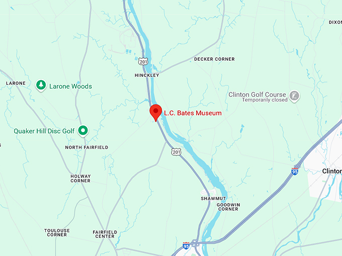 16. l.c. bates museum map