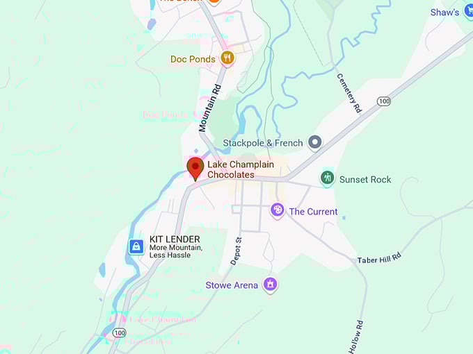 16. lake champlain chocolates map