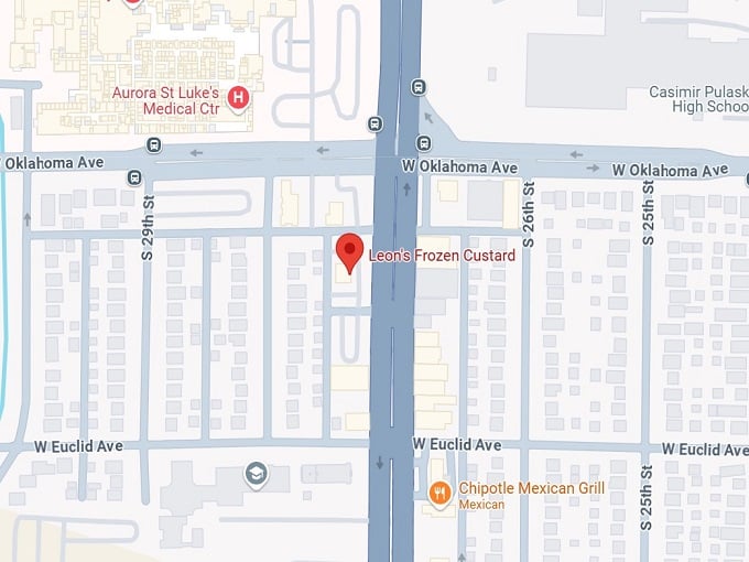 16. leon's frozen custard map