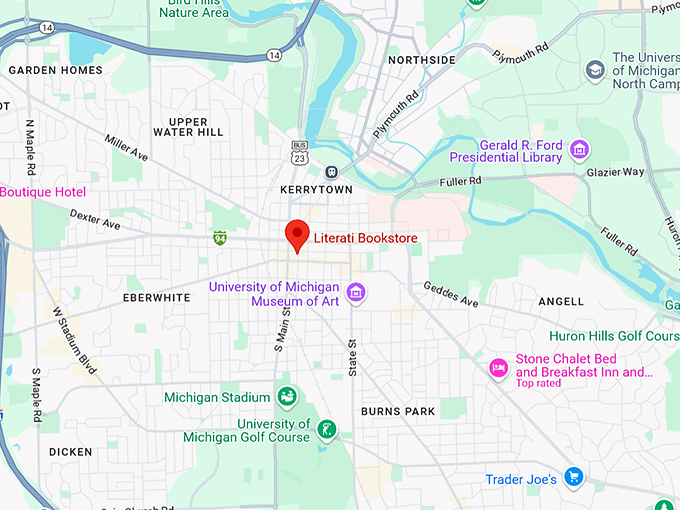 16. Literati Bookstore map