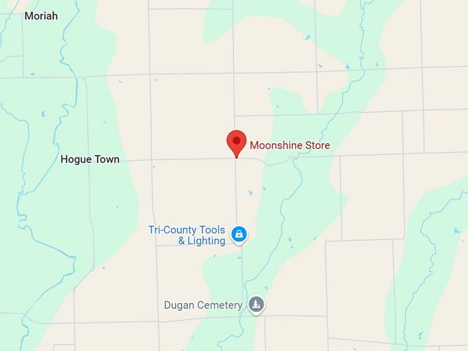 16. moonshine store map