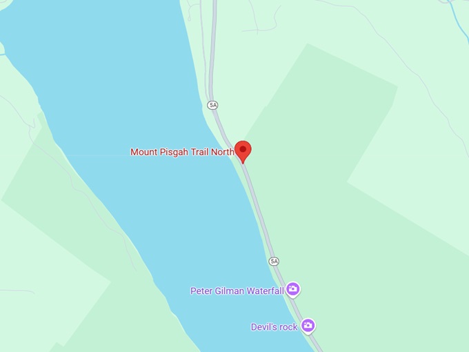 16. mount pisgah trail north map