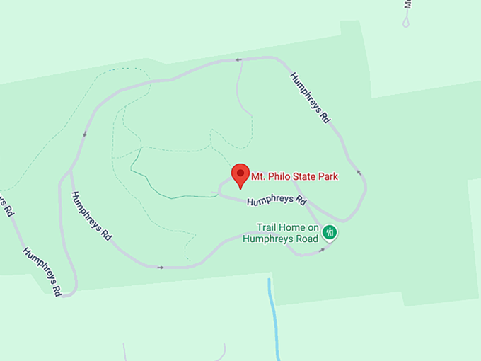 16. mt. philo state park map