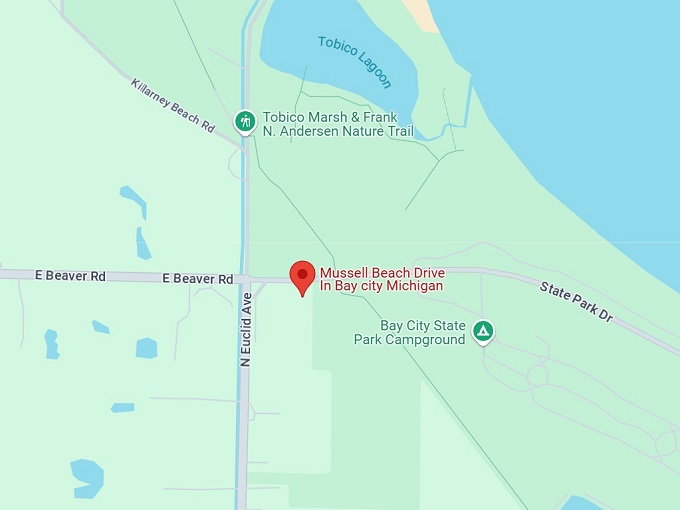 16. mussell beach drive in bay city michigan map