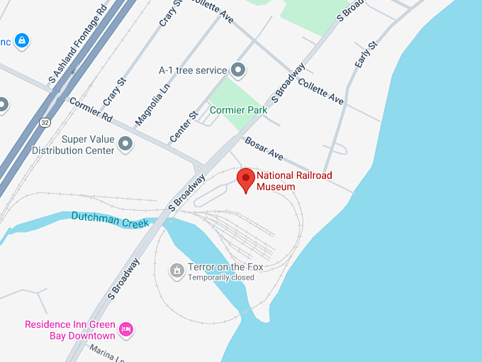 16. national railroad museum map