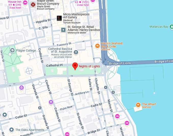 16. nights of lights map