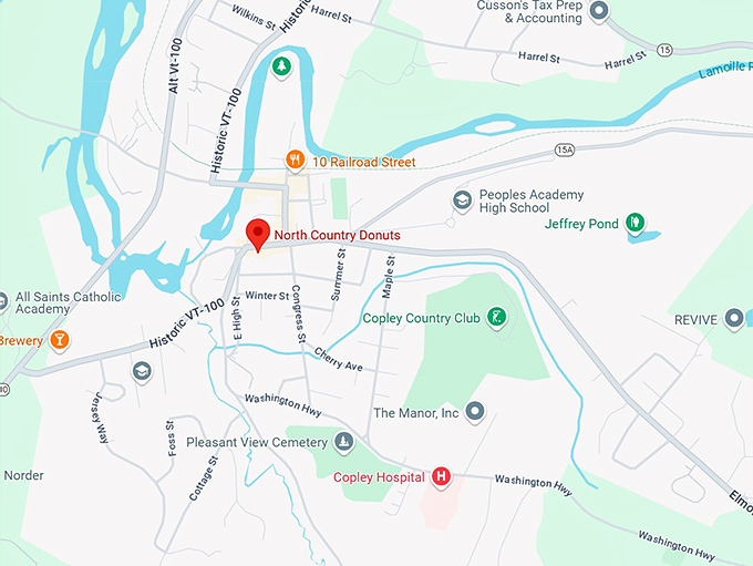 16. north country donuts map