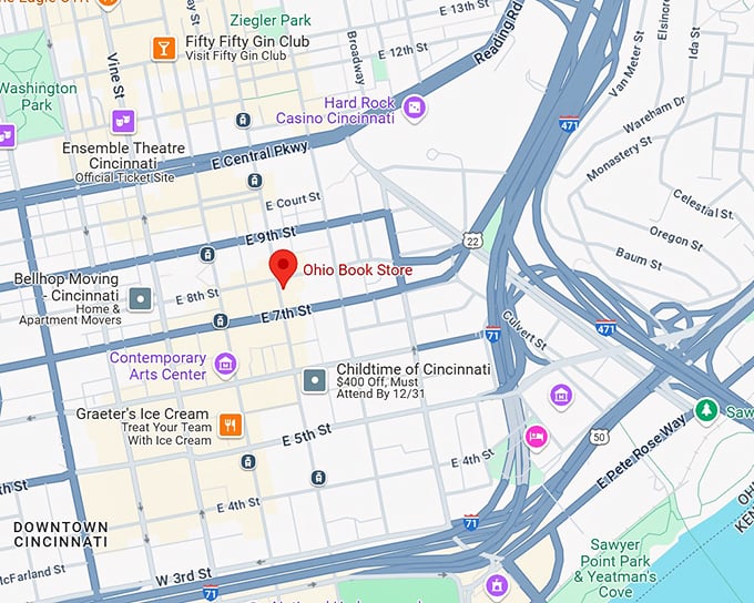 16. ohio book store map