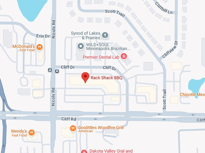 16. rack shack bbq map