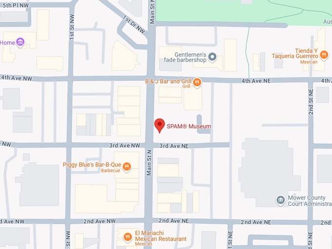 16. spam&reg; museum map