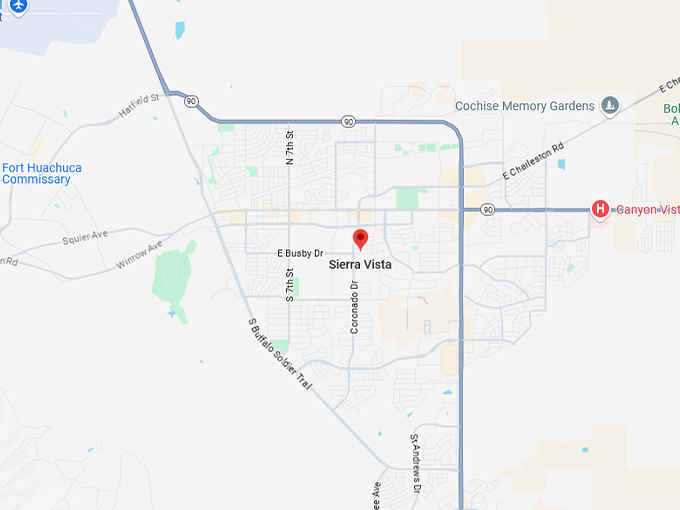 16. sierra vista map