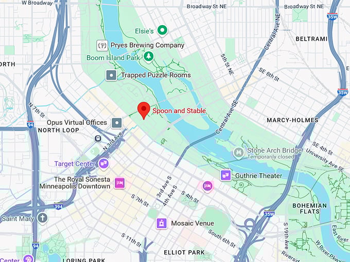 16. spoon and stable map
