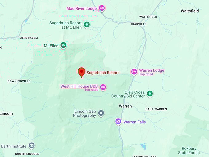 16. sugarbush resort map
