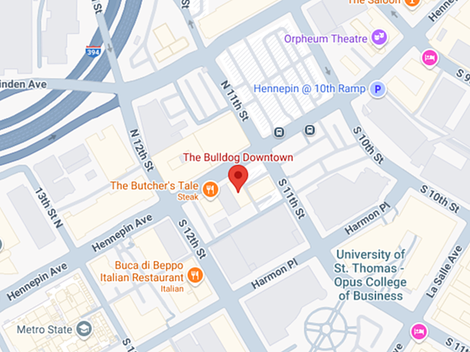 16. the bulldog downtown map