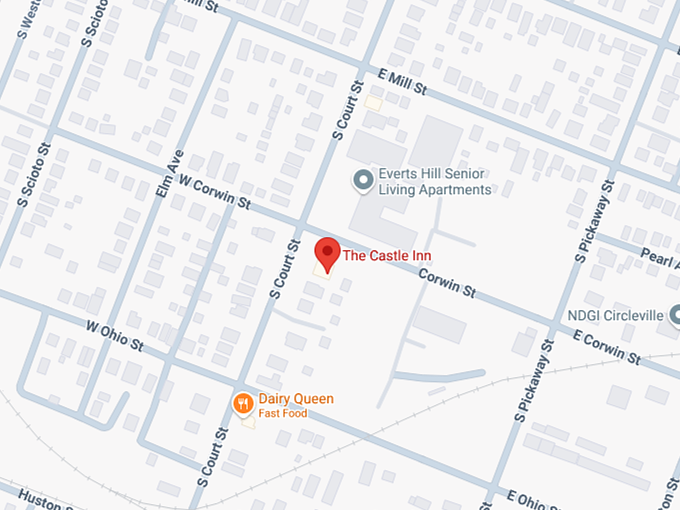 16. the castle inn map