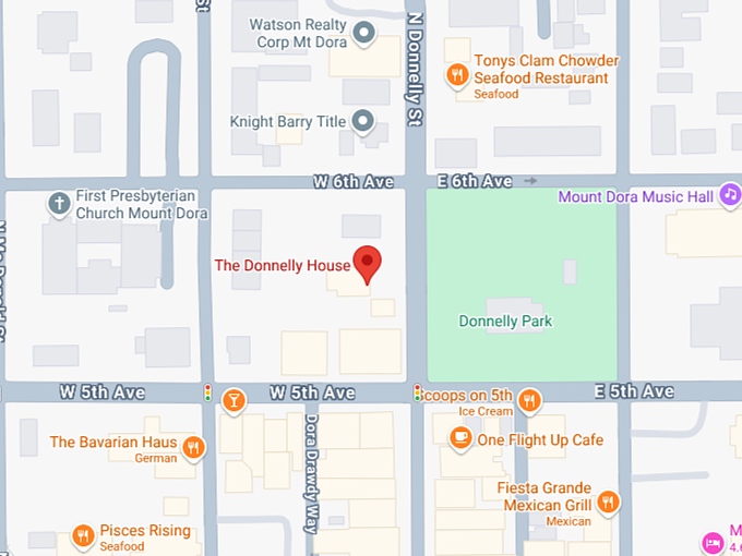 16. the donnelly house map