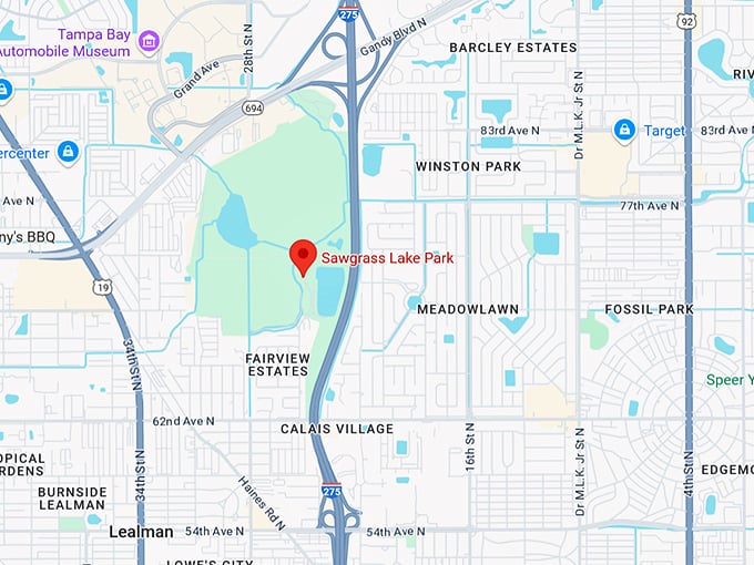 16. the sawgrass lake park trail map