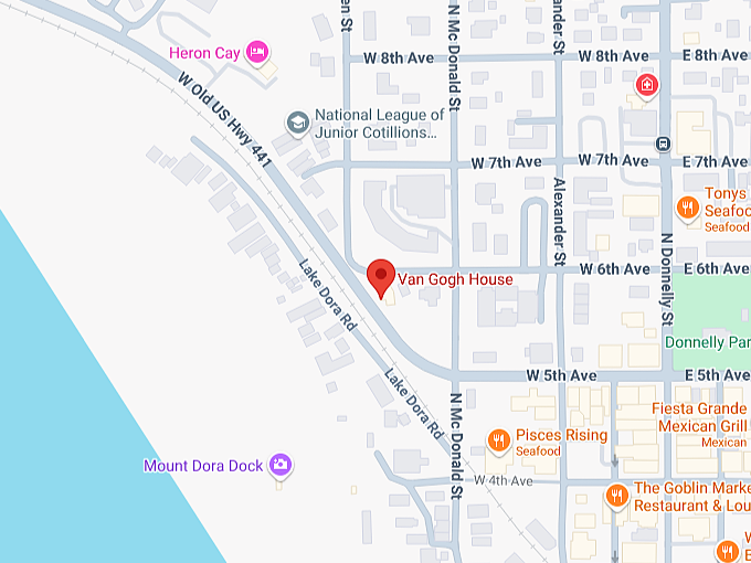 16. van gogh house map