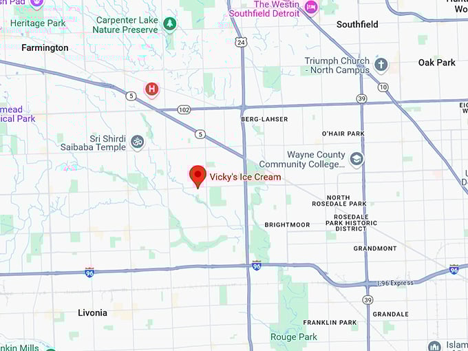 16. vicky's ice cream map