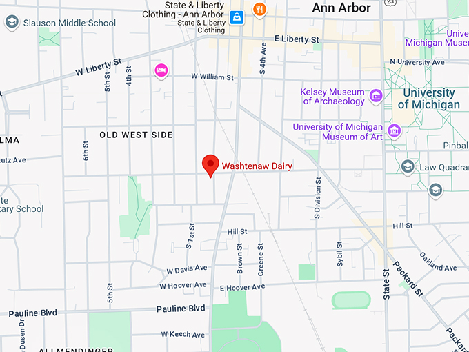 16. washtenaw dairy map
