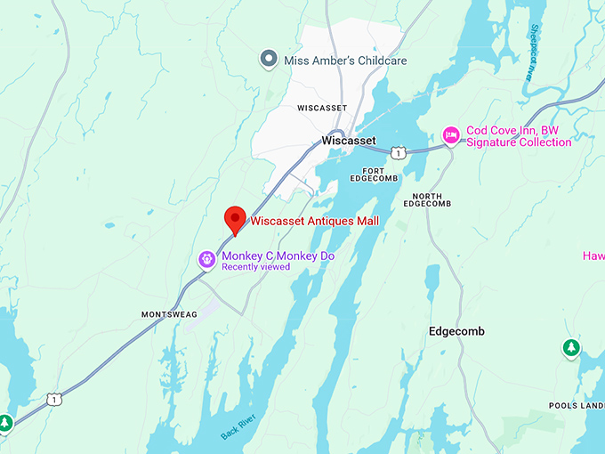 16. wiscasset antiques mall map