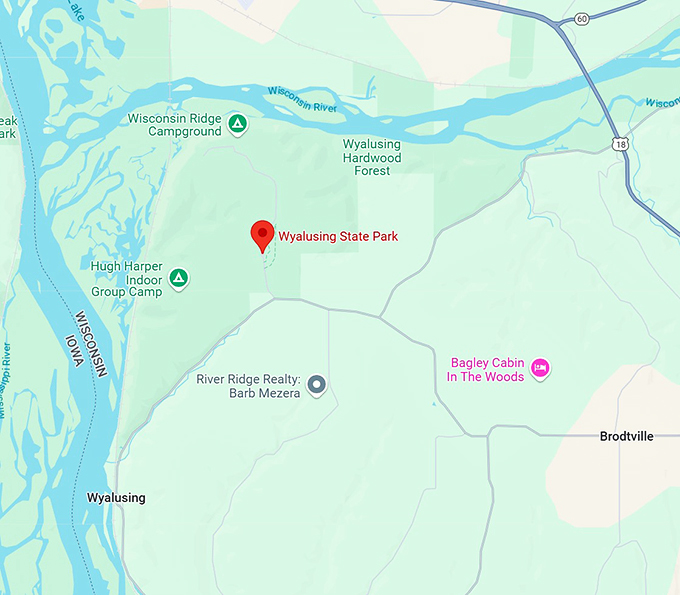 16. wyalusing state park map
