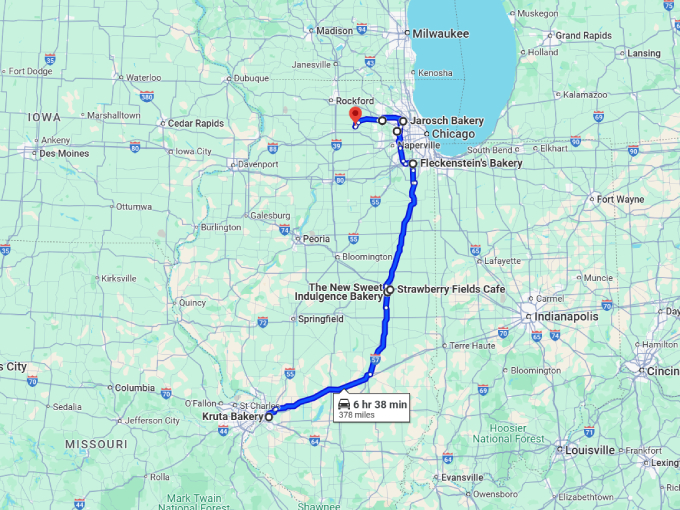 17 cupcake lovers cafes illinois map