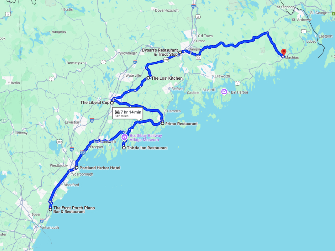 17 heartwarming maine road trip map
