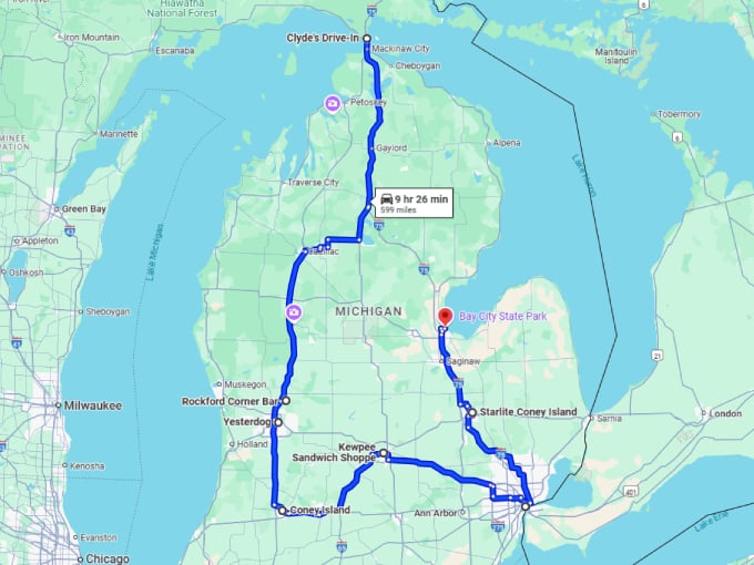 17 michigan best rastaurants map