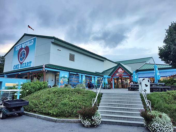 Ice cream paradise awaits! Ben & Jerry's factory is where dairy dreams come true and diets go to die.