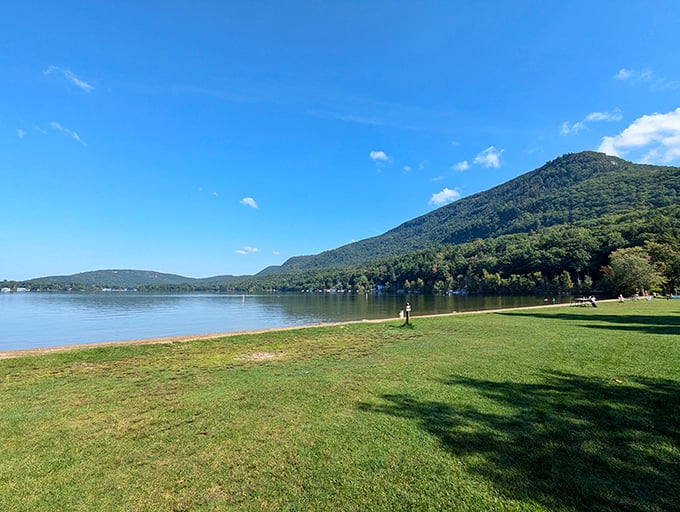 Lake Dunmore's crystal waters beckon: Nature's own infinity pool, minus the pretentious cocktails and cabana boys.