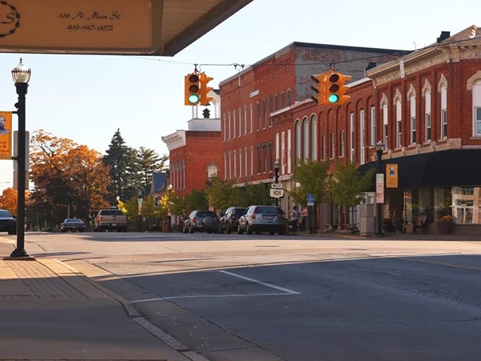Clyde: Where time stands still! Main Street's red-brick charm whispers tales of small-town Americana, like a Norman Rockwell painting come to life.