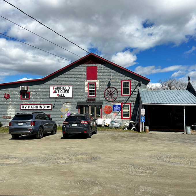 Road trip rule #1: Always stop at unassuming buildings. Fairfield Antique Mall is the surprise jackpot you've been seeking.