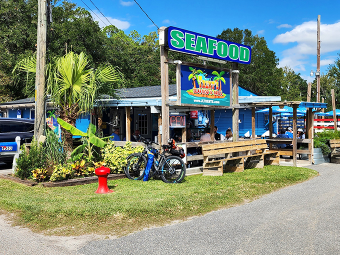 J.L.Trent's: Where the seafood sign might as well say "Heaven." This blue-hued shack is a siren call for fish fanatics!