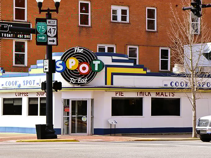 Highway oasis ahead! The Spot serves up nostalgia with a side of small-town charm.