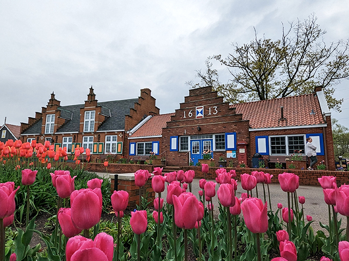 Tulip-mania meets Dutch charm! This windmill's not just for show &ndash; it's the real deal, grinding grain since 1761.