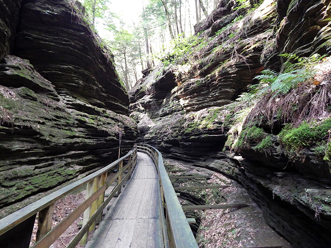 Nature's own fun house! Squeeze through this magical slot canyon and feel like you're in a geological Narnia.
