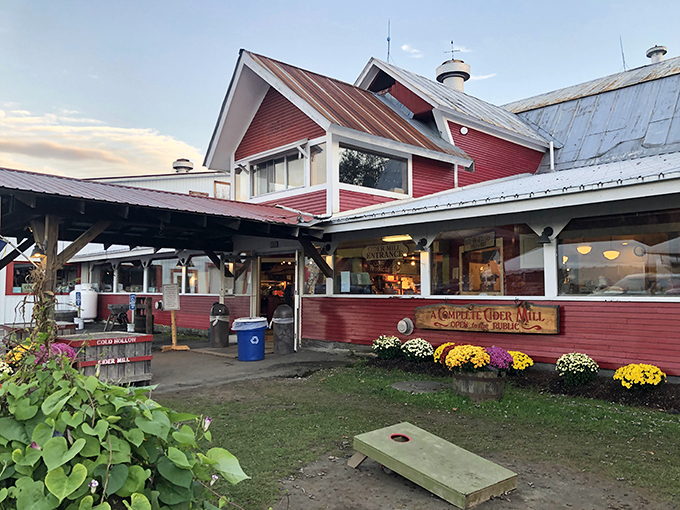 Fuel up on liquid gold. Cold Hollow's cider is the perfect road trip companion &ndash; just don't forget the donut chaser!