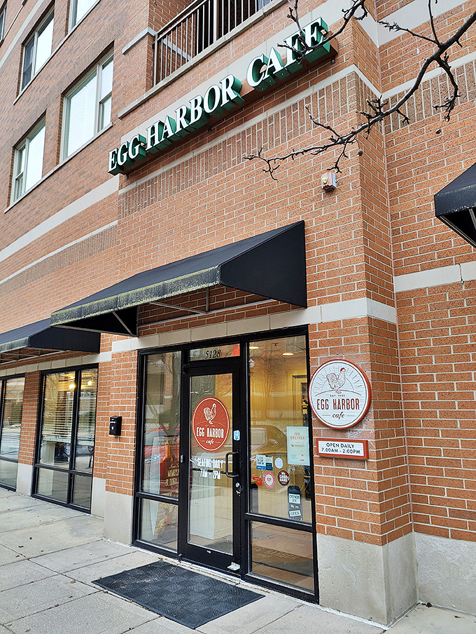 Eggs-actly what the doctor ordered: A cheery cafe where breakfast dreams come true, one Benedict at a time.