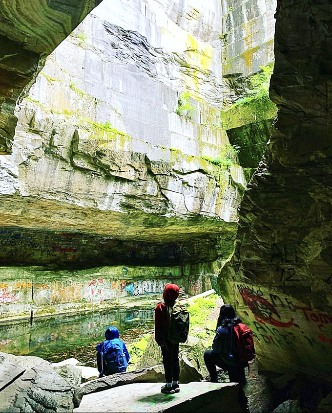 Dive into a world of white walls and turquoise pools. Just don't expect to find any mermaids here!