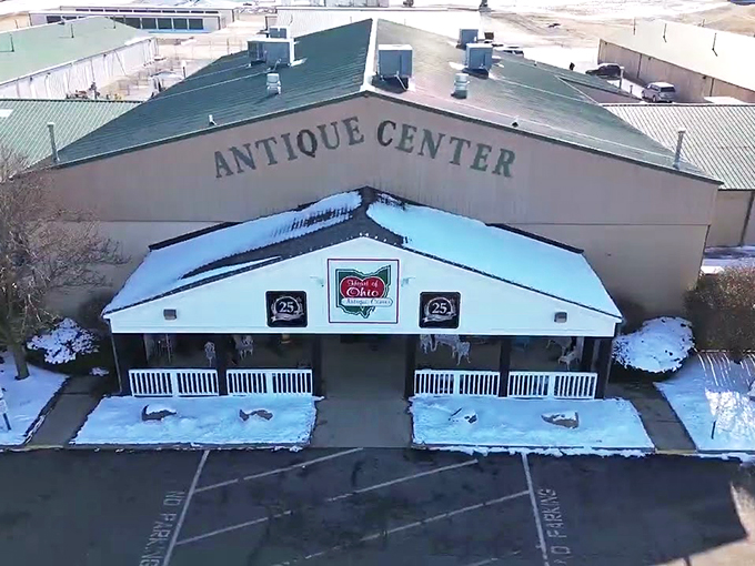 "Vintage treasures as far as the eye can see. It's like Grandma's attic exploded, but in the best possible way."