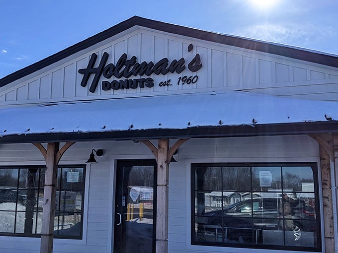 Road trip rule #1: Always stop for historic donut shops. Holtman's is a tasty slice of Americana.