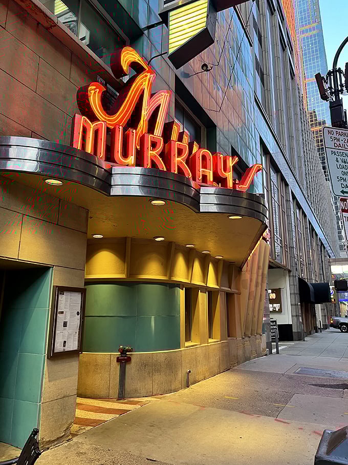 Old Hollywood glamour meets Midwest charm. Step inside Murray's and you'll half expect to see Frank Sinatra crooning in the corner.