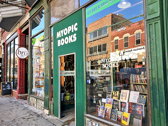 "Literary pit stop alert! Myopic Books is your three-story oasis of words in the concrete jungle of Chicago."