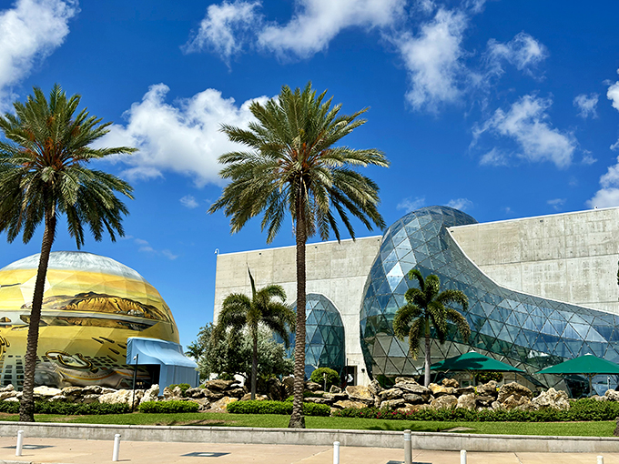 Inside, Dal&iacute;'s masterpieces will have you questioning reality faster than a Florida heatwave.