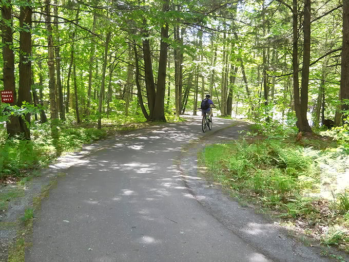 Nature's gym meets Norman Rockwell painting. Who needs a treadmill when you've got this?