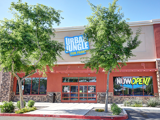 Who needs rest stops when you've got jungle gyms? Uptown Jungle is your family's ticket to mid-road trip rejuvenation and giggles galore.