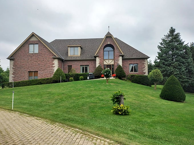 Autumn magic at Valentino's. The changing leaves create a colorful backdrop for sipping award-winning Illinois wines.