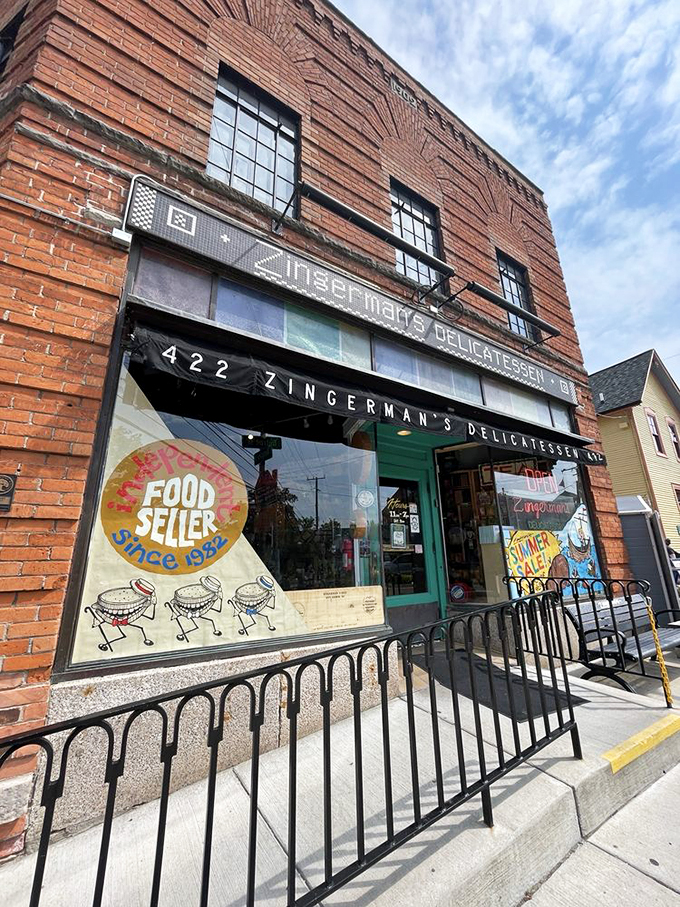 Food lover's paradise alert! Zingerman's shelves are a treasure trove of gourmet goodies from around the globe.