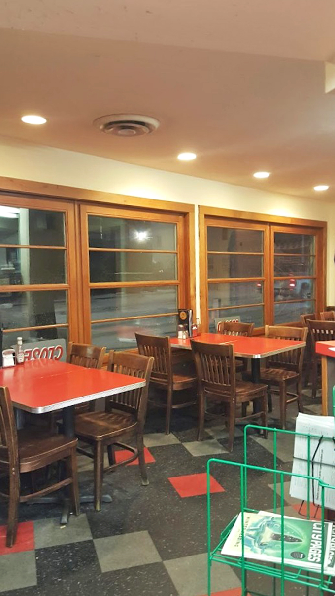 Cozy booths and warm lighting create an atmosphere that's part "Cheers," part grandma's kitchen. You'll want to linger.